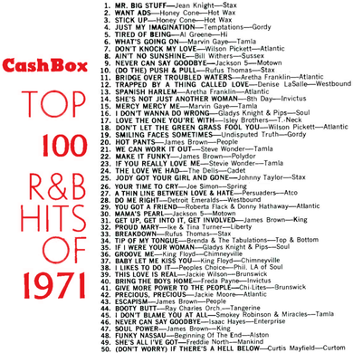 Cash Box Top 100 R&B Hits 1971 - Part 2 by seventyfive | Mixcloud