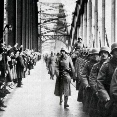 7th March 1936: The remilitarisation of the Rhineland by the German ...