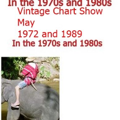 Vintage chart show may 1972 and 1989 by John's Flashback 60s 70s 80s ...