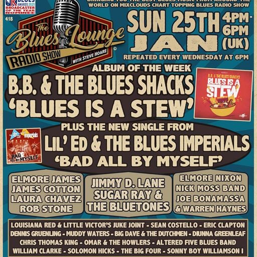 The Blues Lounge 25th January 2026 ft Album of the Week B.B. & The ...