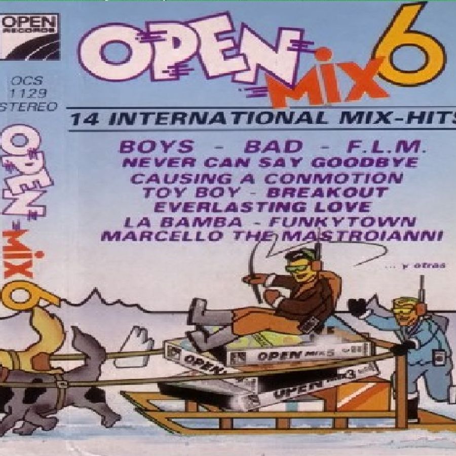 Open Mix 6 "Cara A". 1987. Santi Rap, Juanjo Teclas, Fernando Empalmes ...