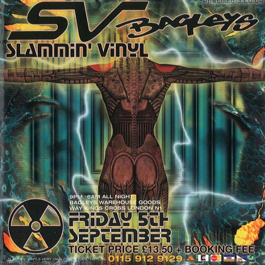 Andy C & MC Fearless Slammin' Vinyl 'Bagleys' 5th Sept 1997 by Old ...